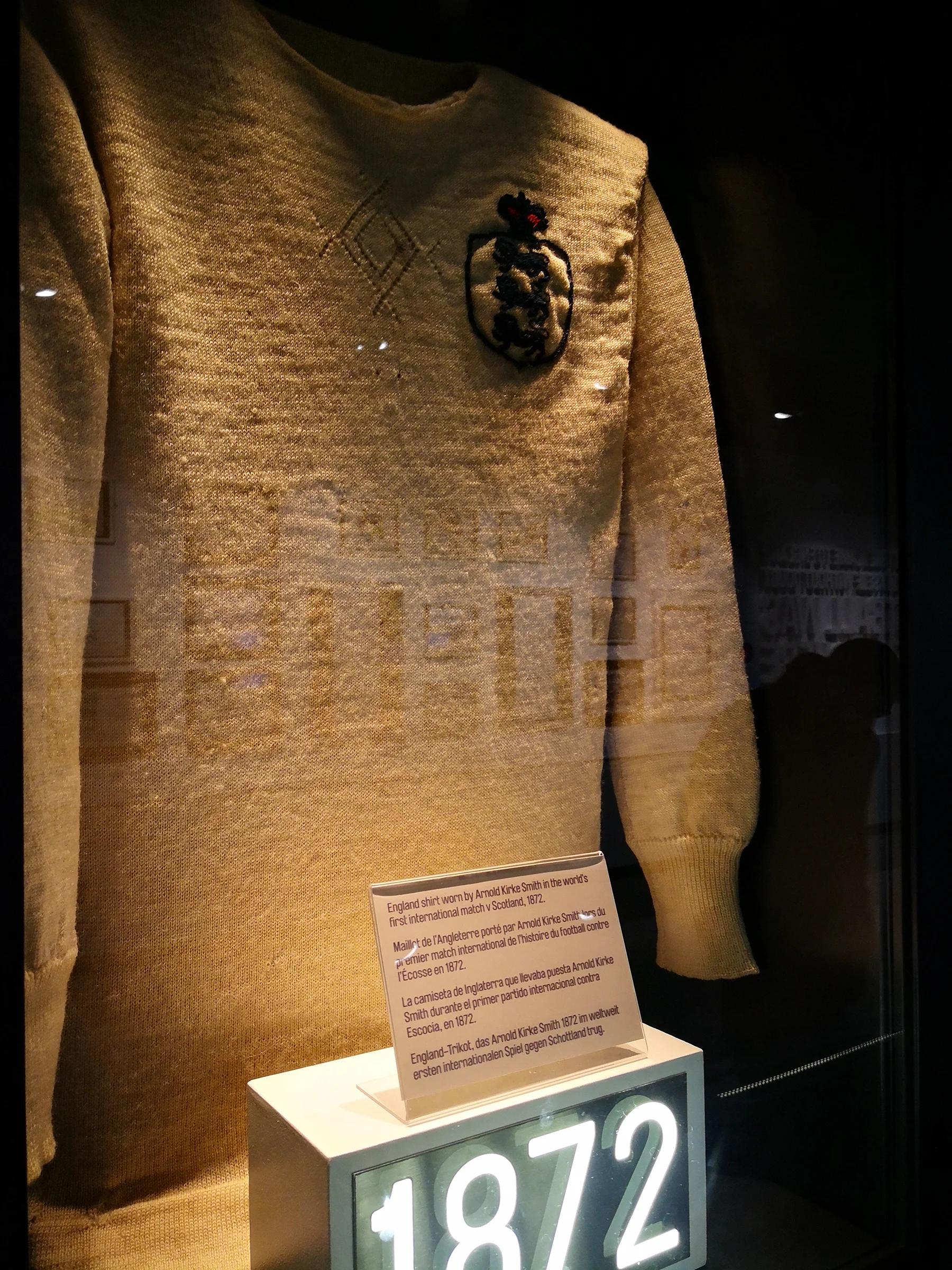 The world’s first international football shirt | National Football Museum