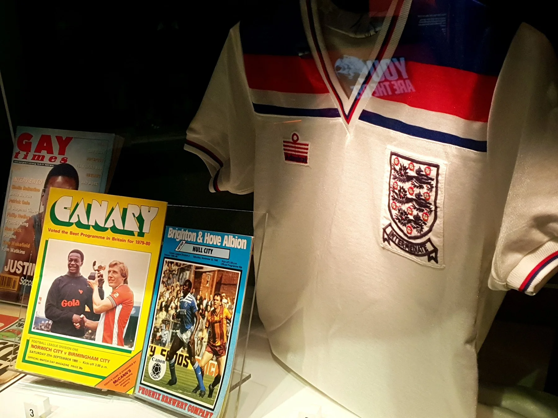 Justin Fashanu’s England under-21 shirt | National Football Museum