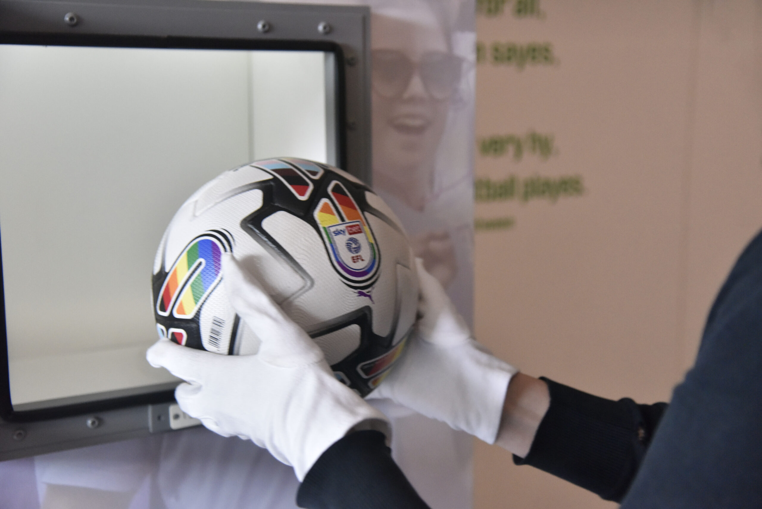 Object of the Week: EFL Rainbow Ball | National Football Museum